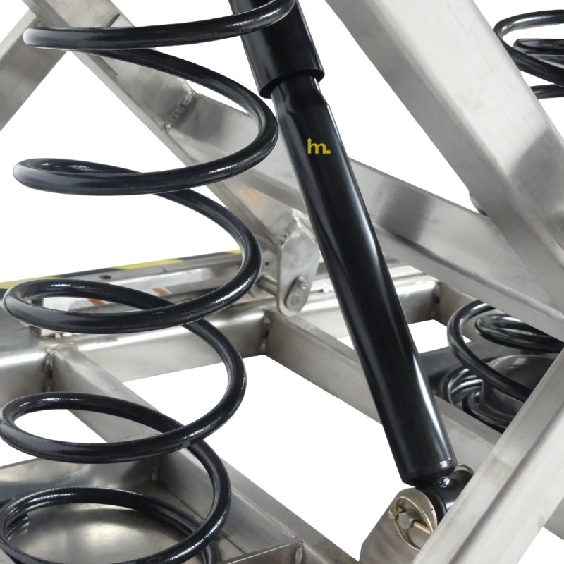 Mesa elevadora giratoria de nivel constante abierta INOX 2.000 kg ...